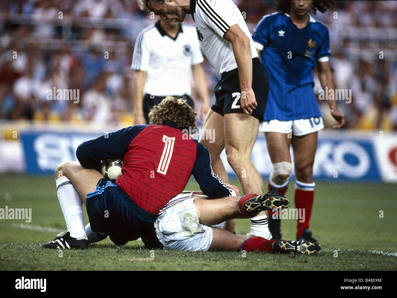 Sport / Sports, soccer, football, World Cup 1982, semifinal, Germany ...