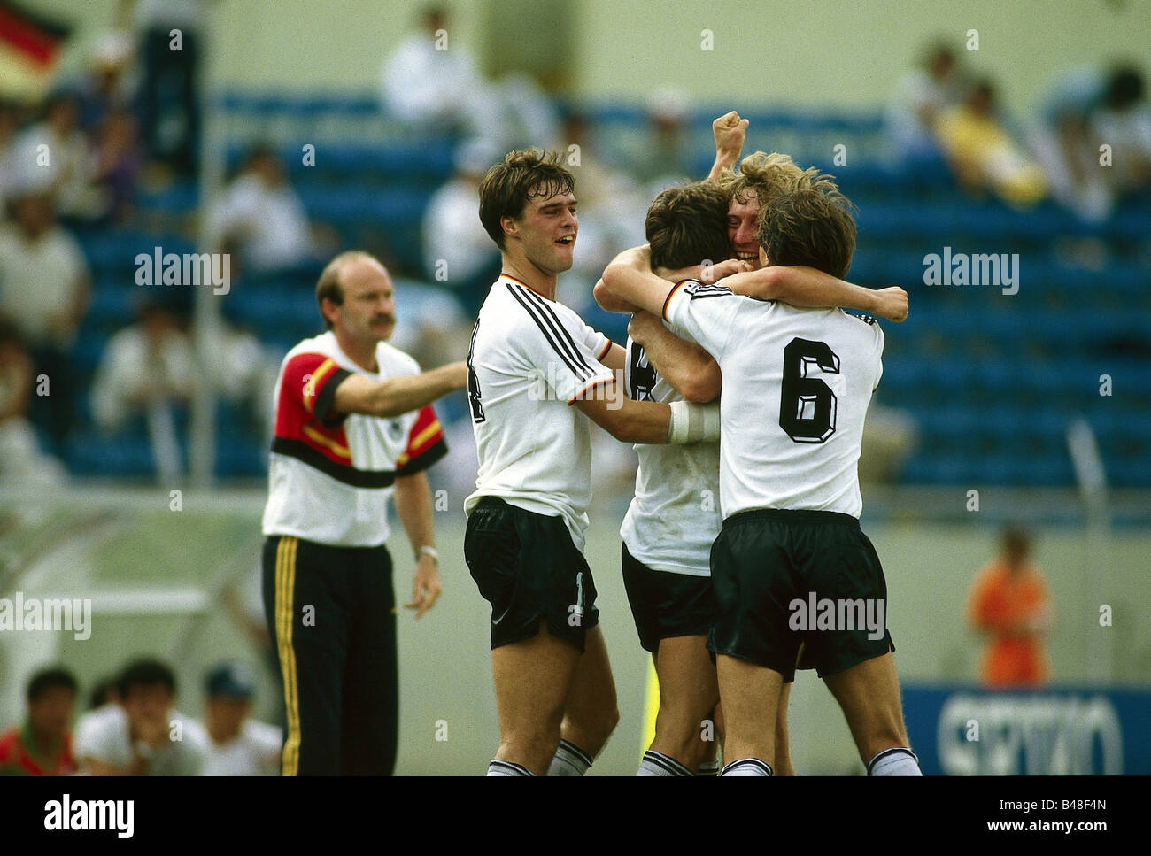 1980s football goal hi-res stock photography and images - Alamy