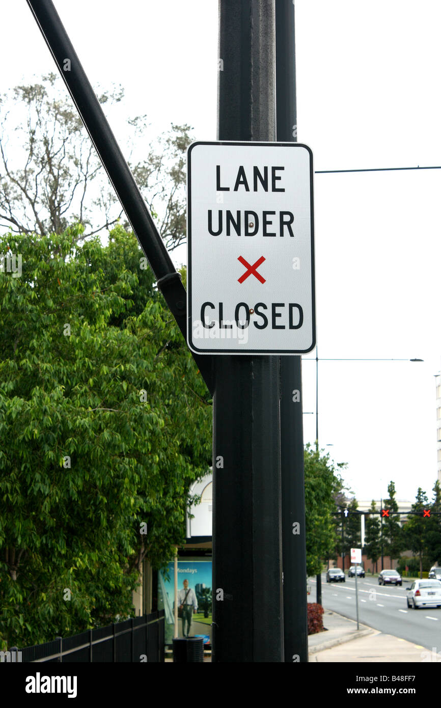 Road sign in Brisbane Stock Photo - Alamy