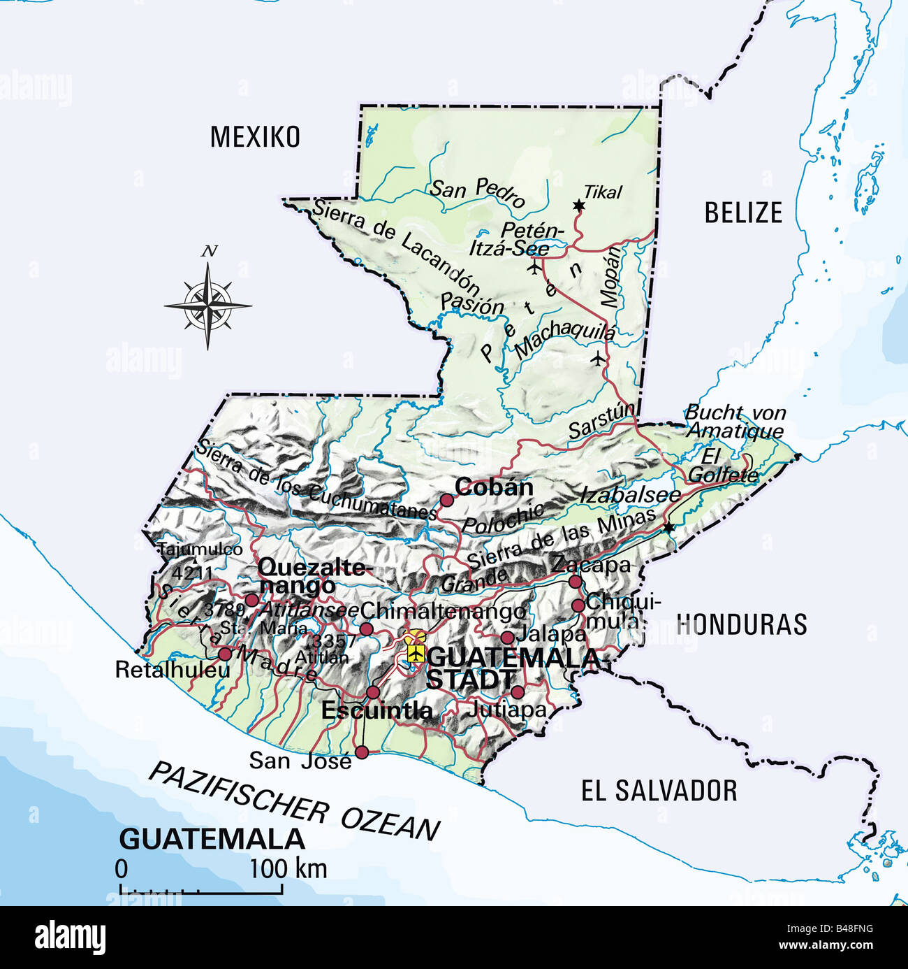 Editora Trieste Mapas De Guatemala