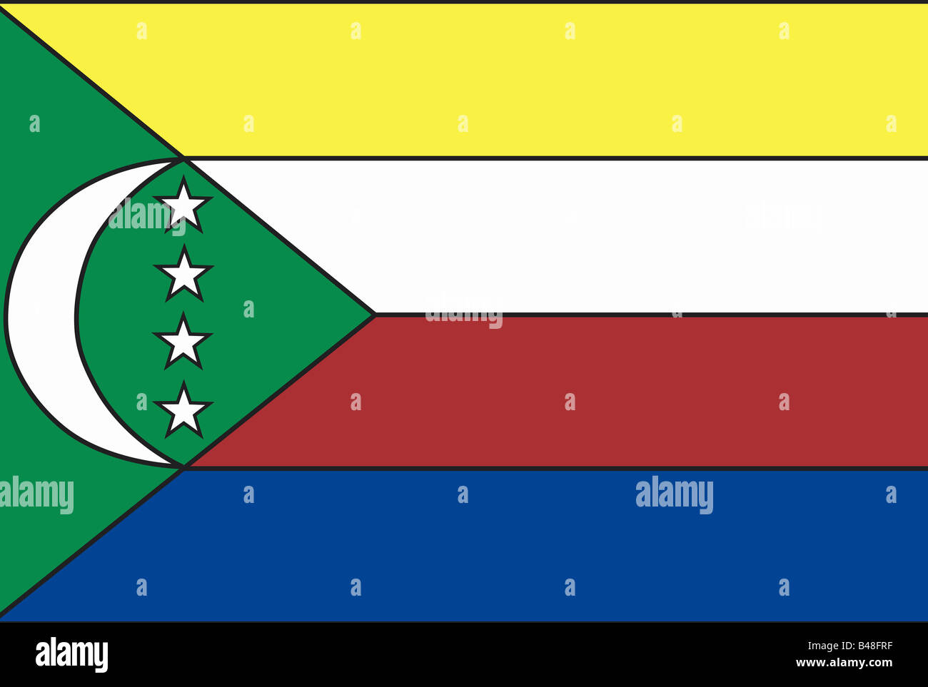 Comoros Flag 1,000+ Flag Of The Comoros Stock Photos, Pictures