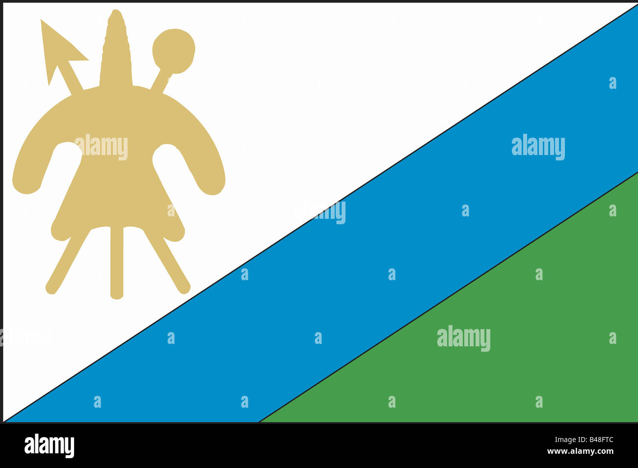 Lesotho emblem hi-res stock photography and images - Alamy