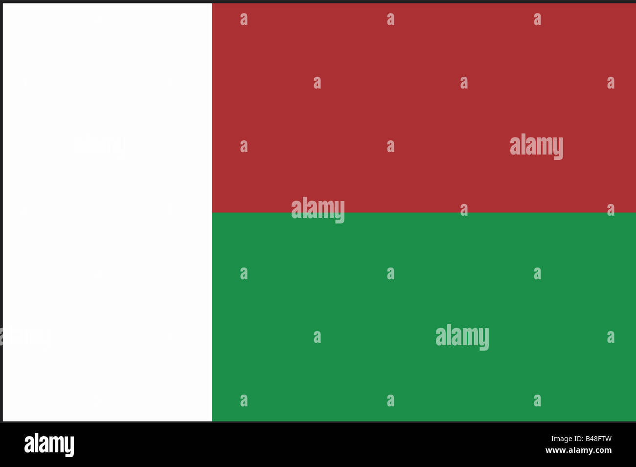 heraldry, emblem, Madagascar, national flag, introduced: 21.10.1958 ...