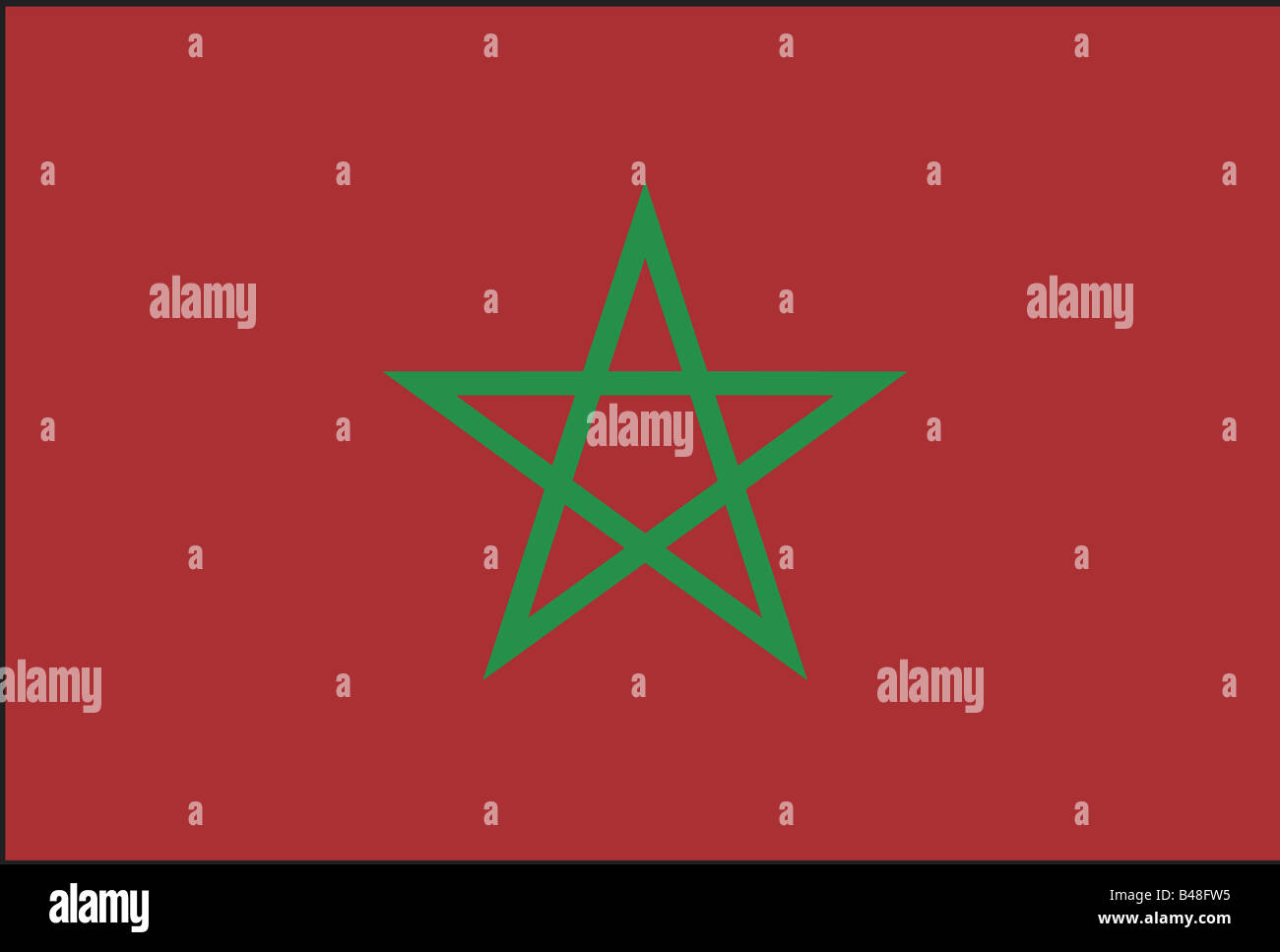 heraldry, emblem, Morocco, national flag, introduced: 17.11.1915 ...