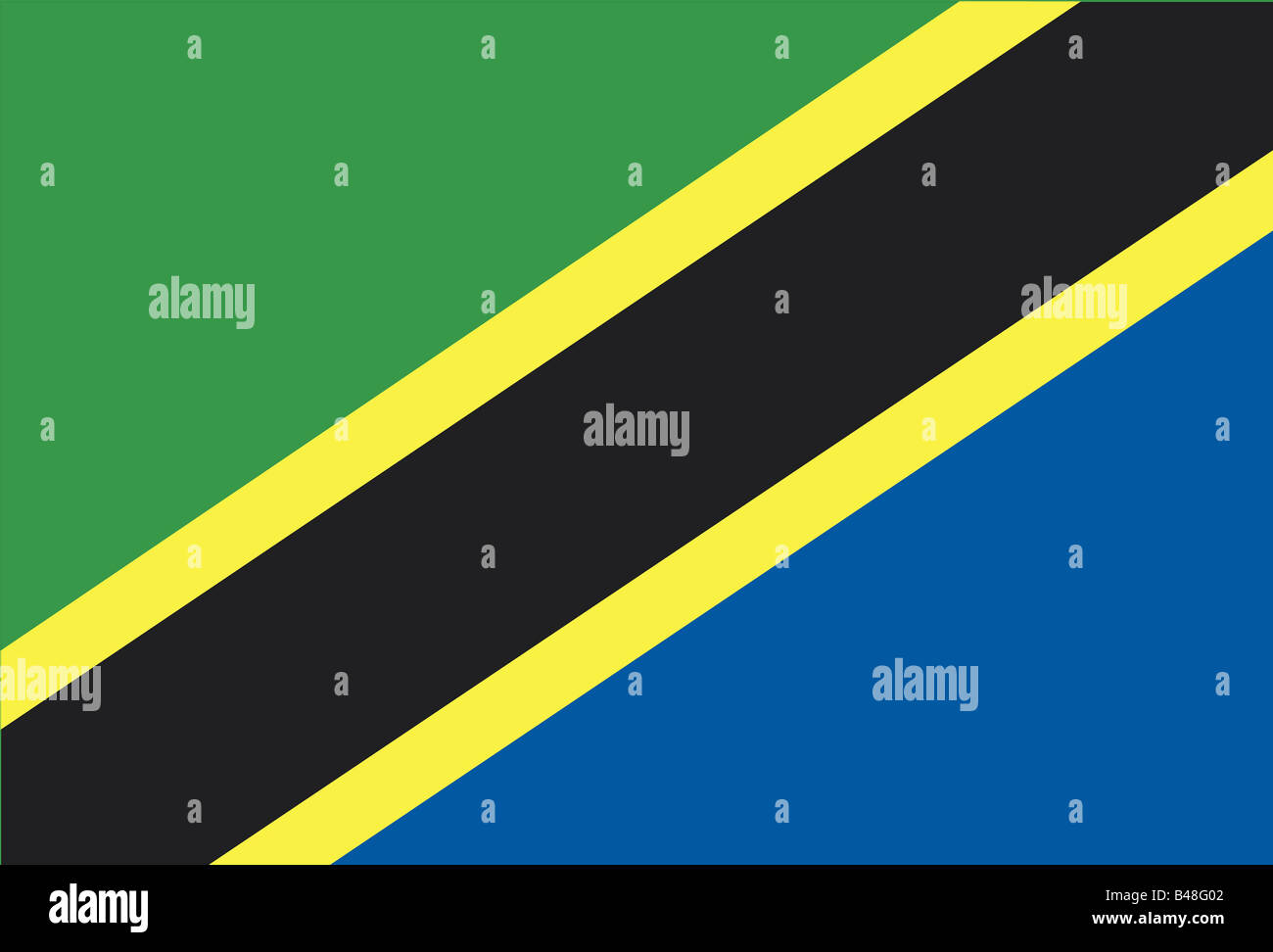 heraldry, emblem, Tanzania, national flag, introduced: 17.12.1992 ...