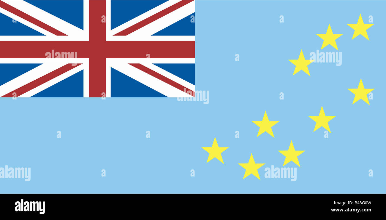 heraldry, emblem, Tuvalu, national flag, introduced: 1.10.1978 ...