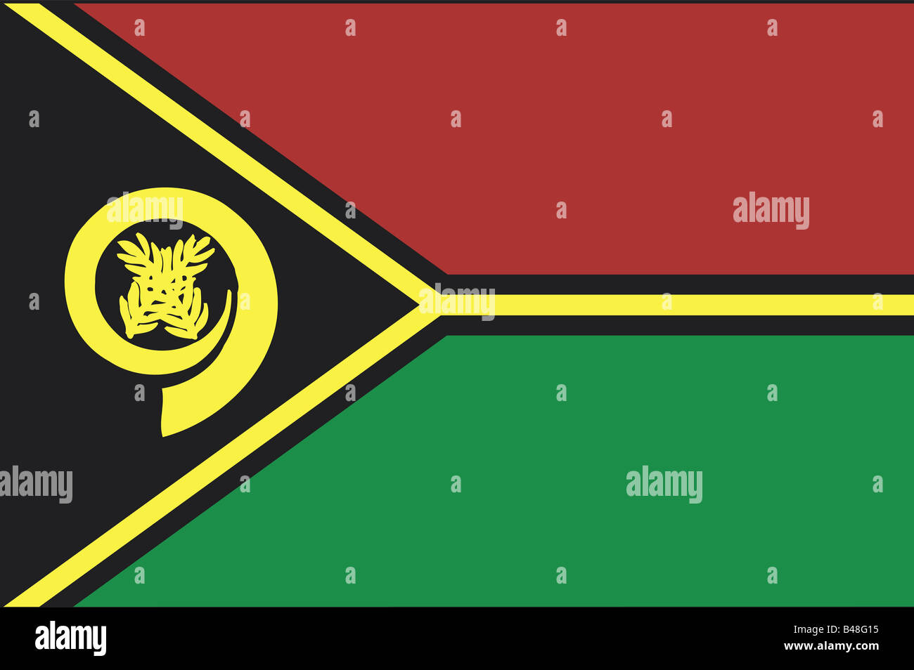 heraldry, emblem, Vanatu, national flag, introduced: 30.7.1980 ...