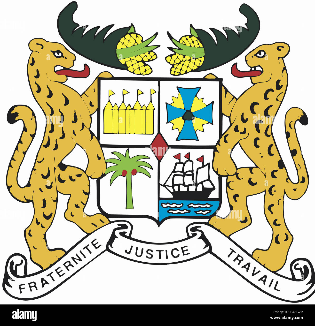 heraldry, coat of arms, Benin, , Additional-Rights-Clearance-Info-Not ...