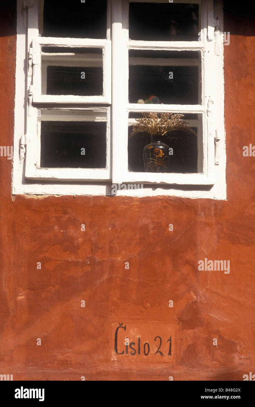 house window in prague, czech republic Stock Photo - Alamy