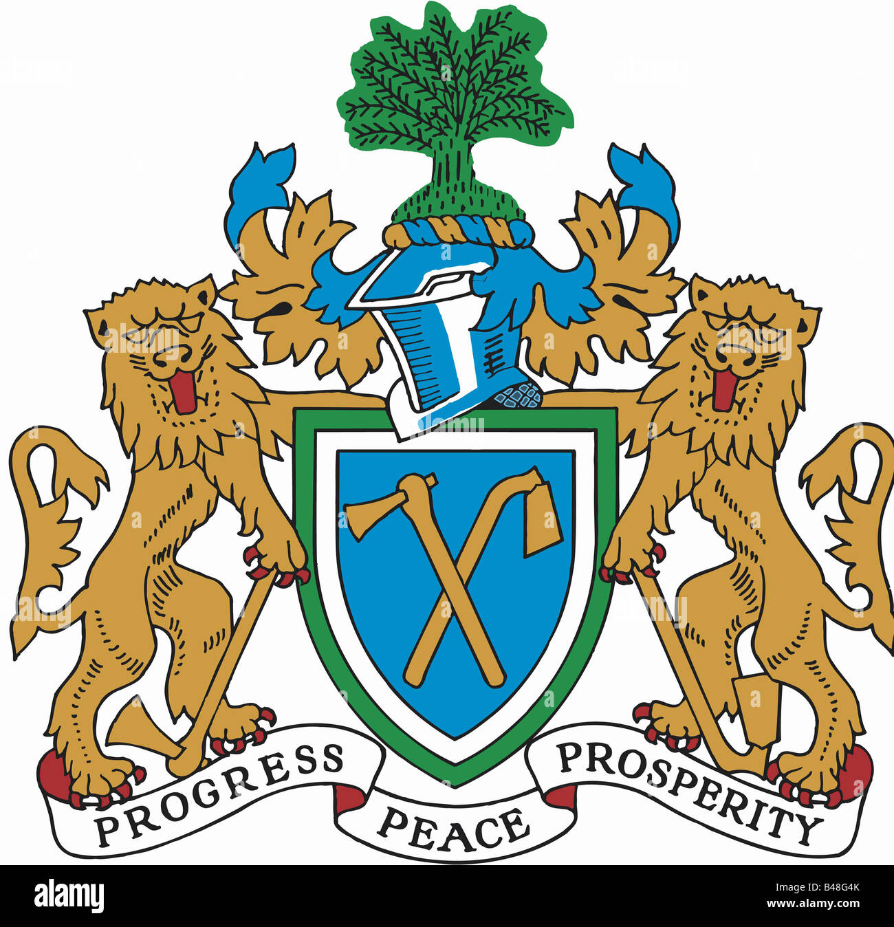 heraldry, coat of arms, Gambia, , Additional-Rights-Clearance-Info-Not ...
