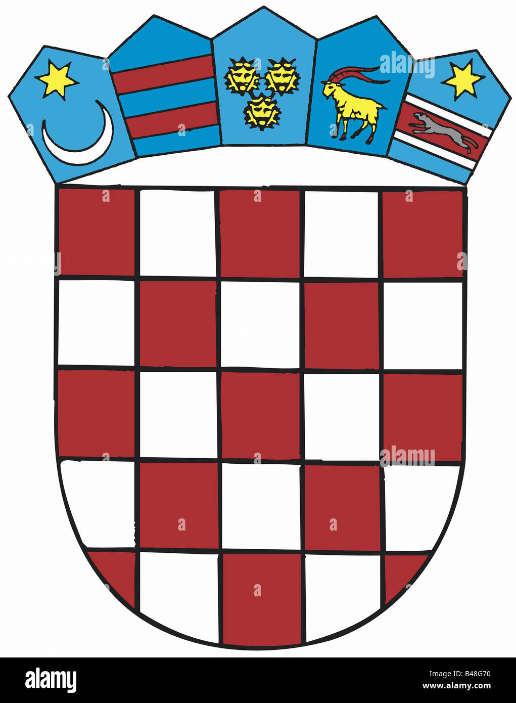 heraldry, coat of arms, Croatia, , Additional-Rights-Clearance-Info-Not ...