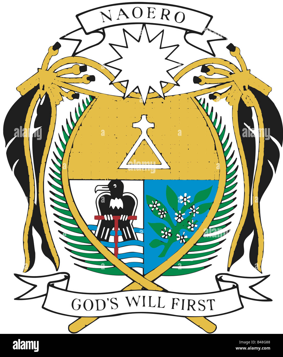 heraldry, coat of arms, Nauru, , Additional-Rights-Clearance-Info-Not ...