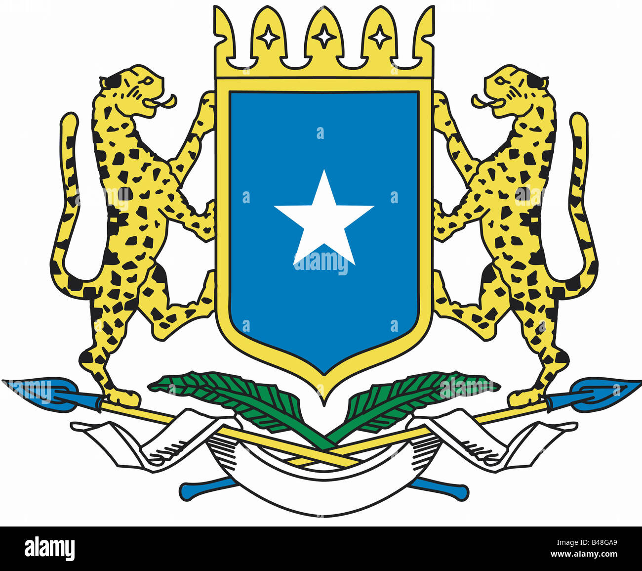 Coat of arms of somalia hi-res stock photography and images - Alamy
