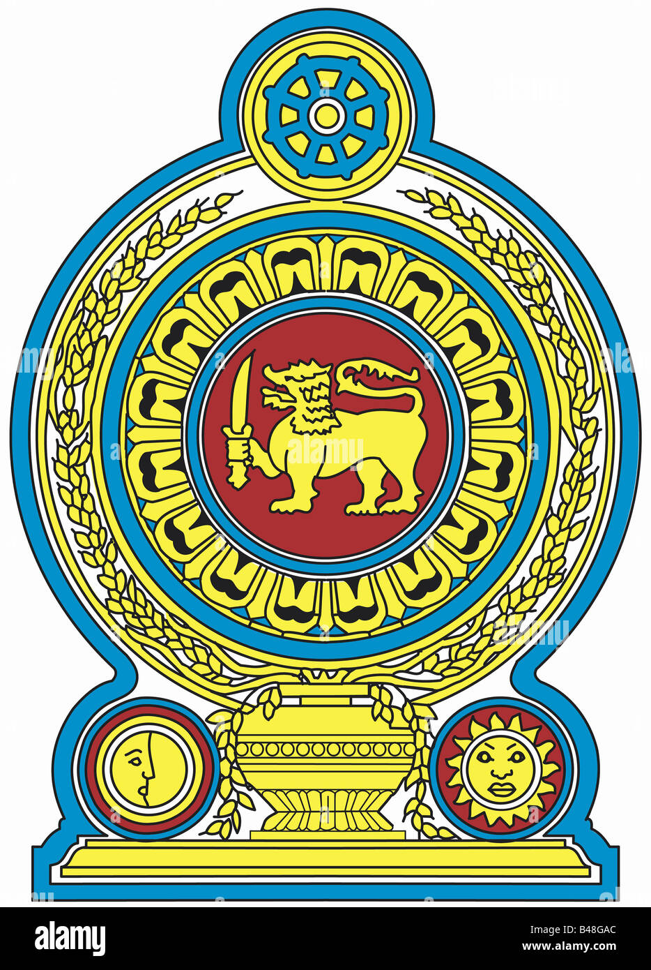 Heraldry coat arms sri lanka hi-res stock photography and images - Alamy