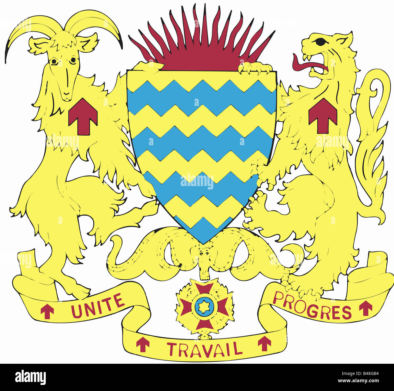 Heraldry africa hi-res stock photography and images - Alamy