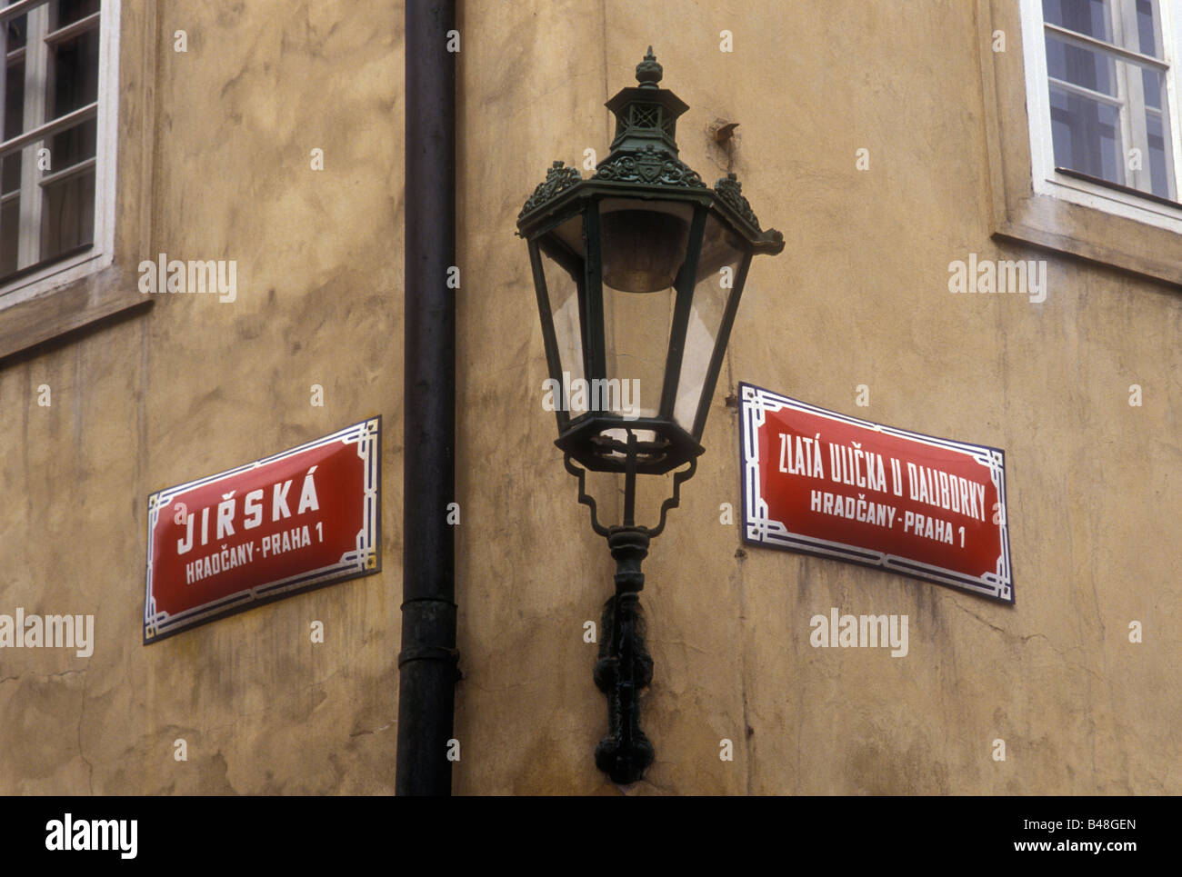 Czech street sign hi-res stock photography and images - Alamy
