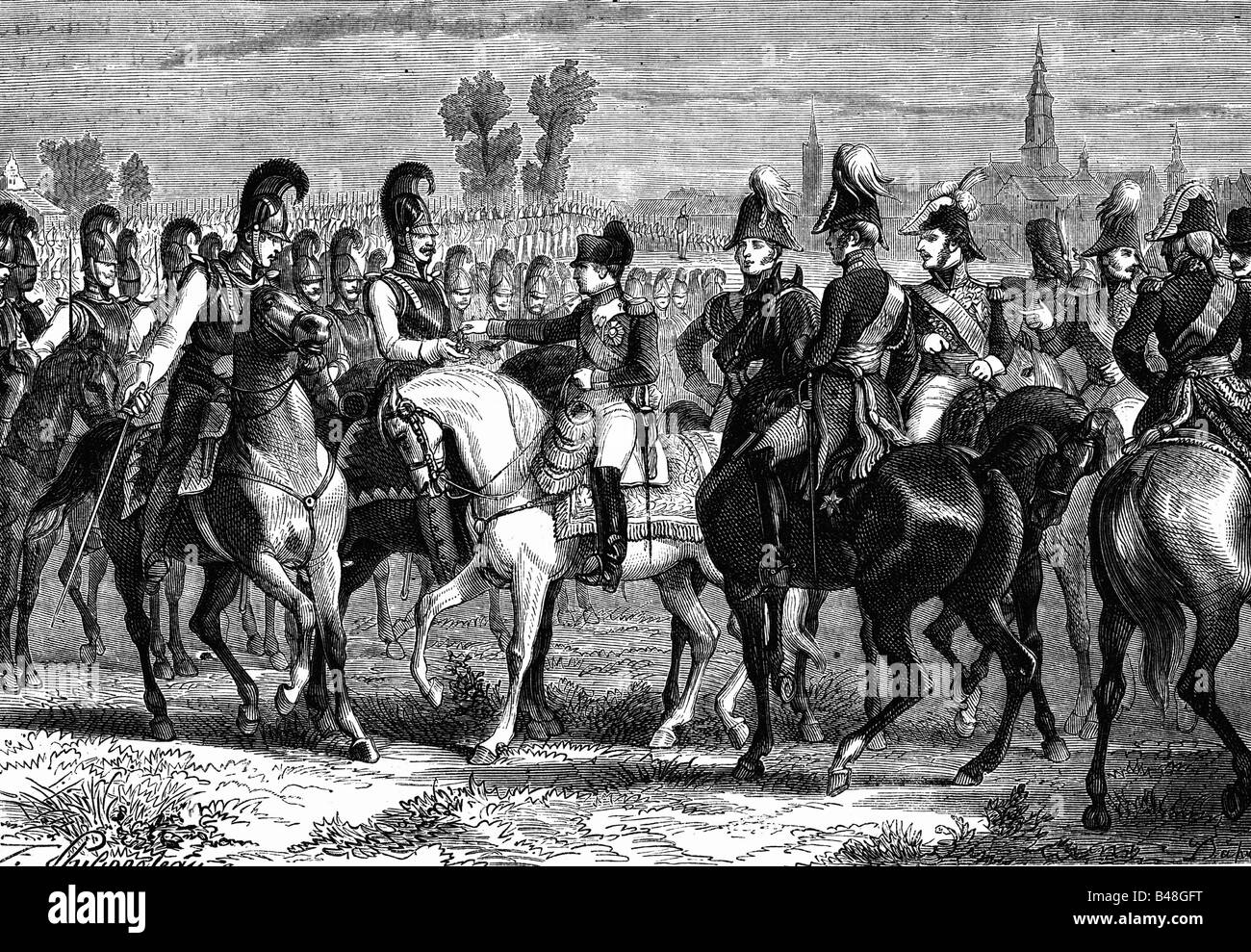 French napoleonic cavalry 1815 hi-res stock photography and images - Alamy