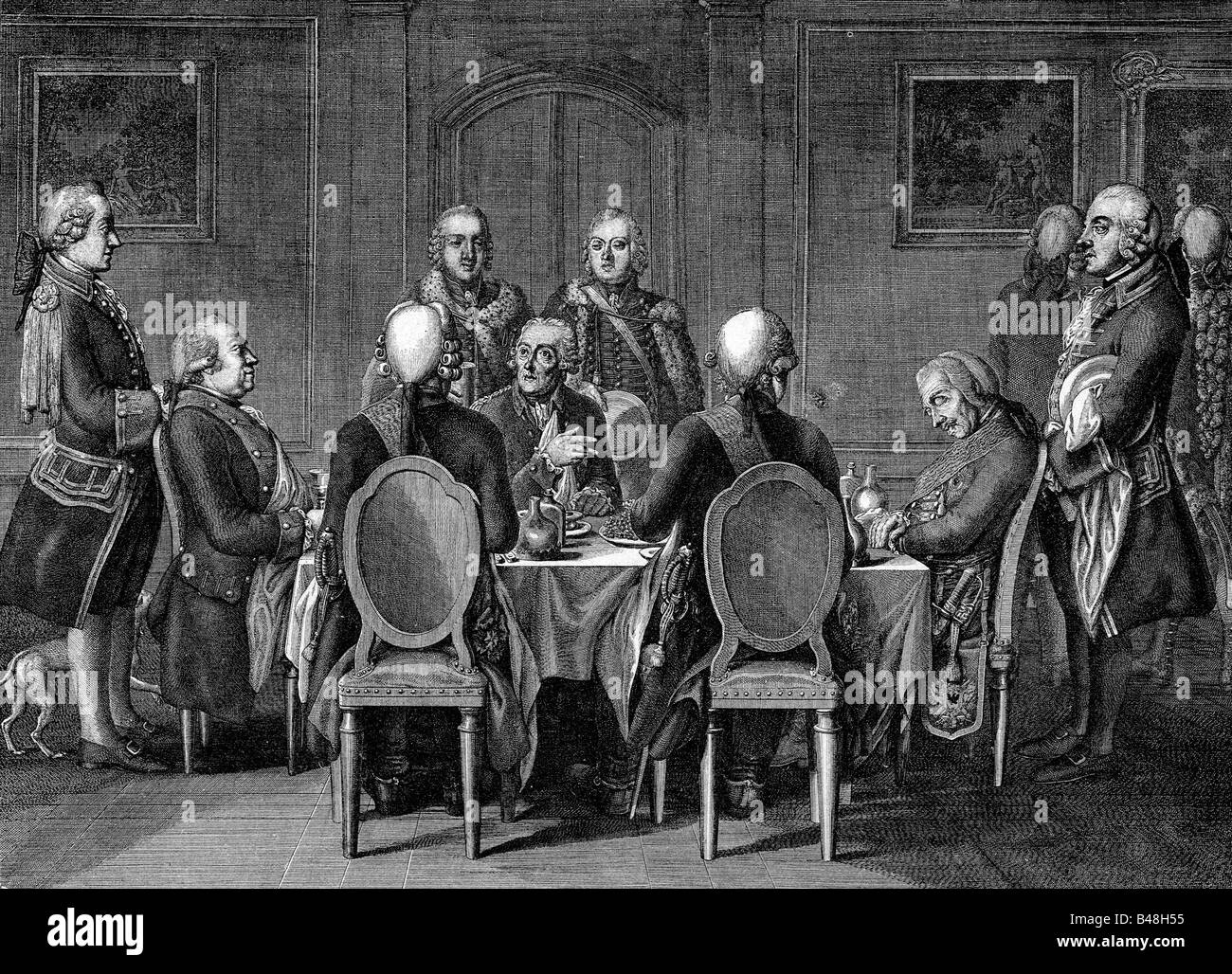 Zieten, Hans Joachim von, 14.5.1699 - 27.1.1786, Prussian general ...