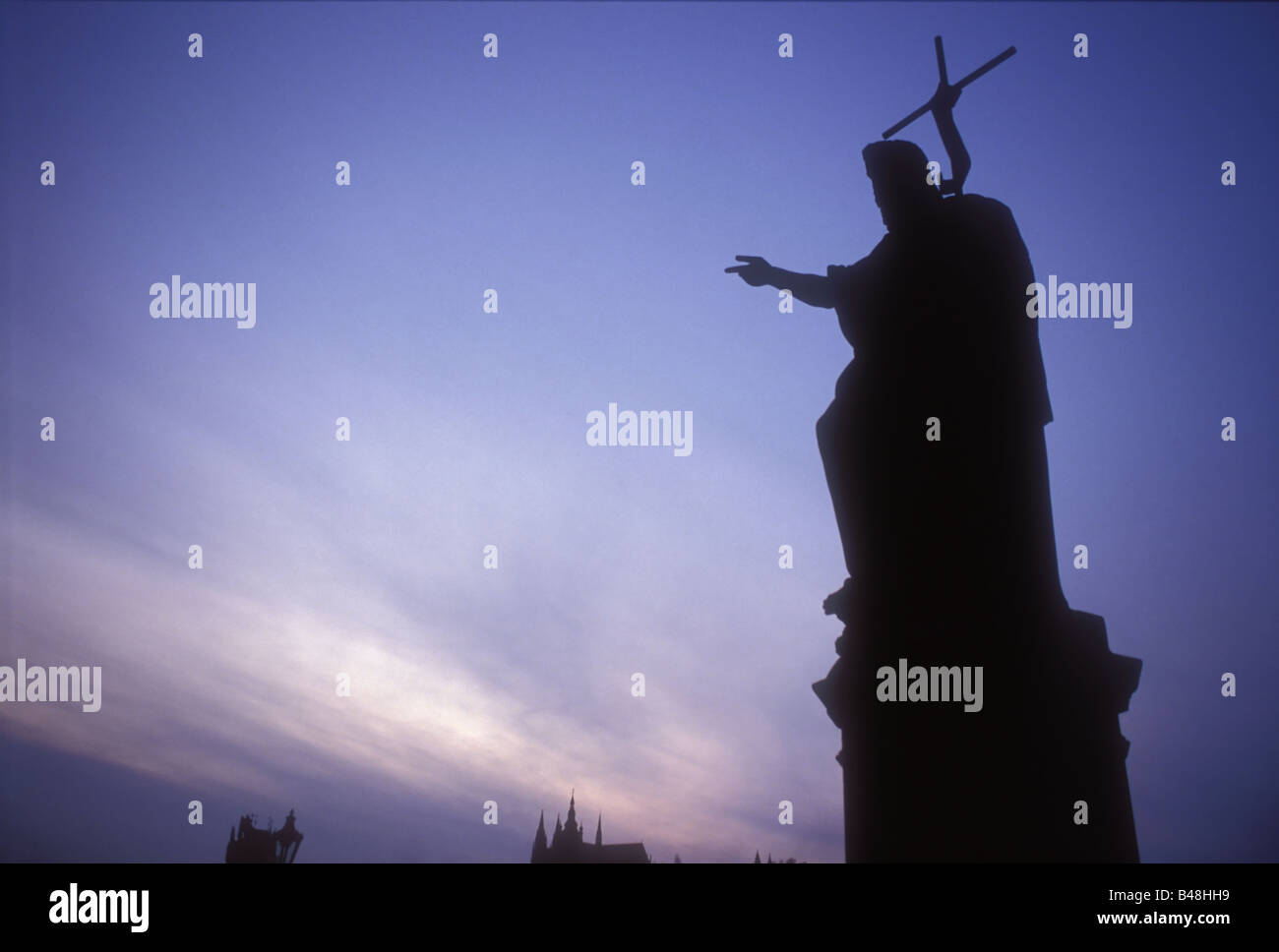 religious culpture in prague, czech republic Stock Photo - Alamy