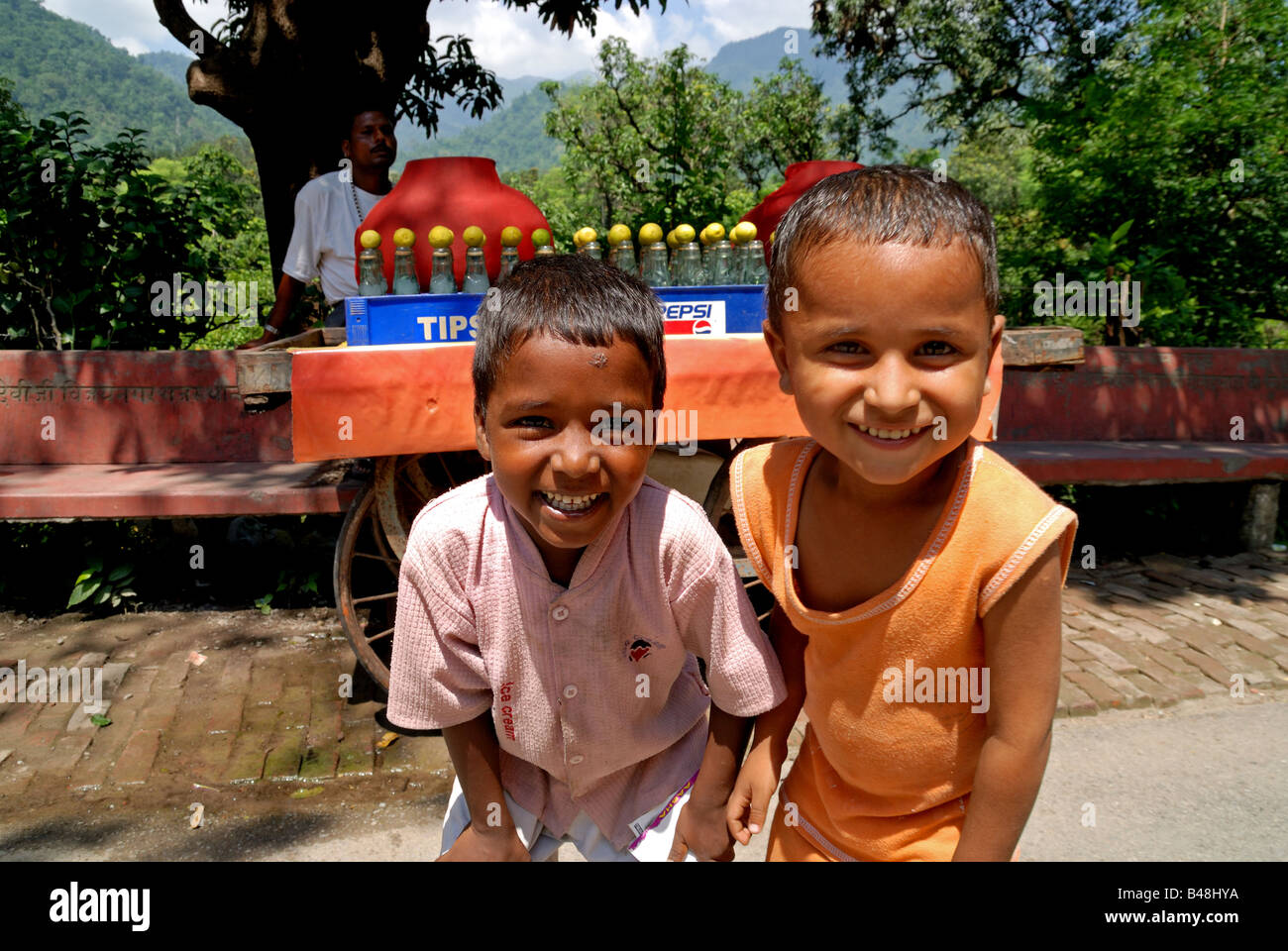 Happy indian children hi-res stock photography and images - Alamy