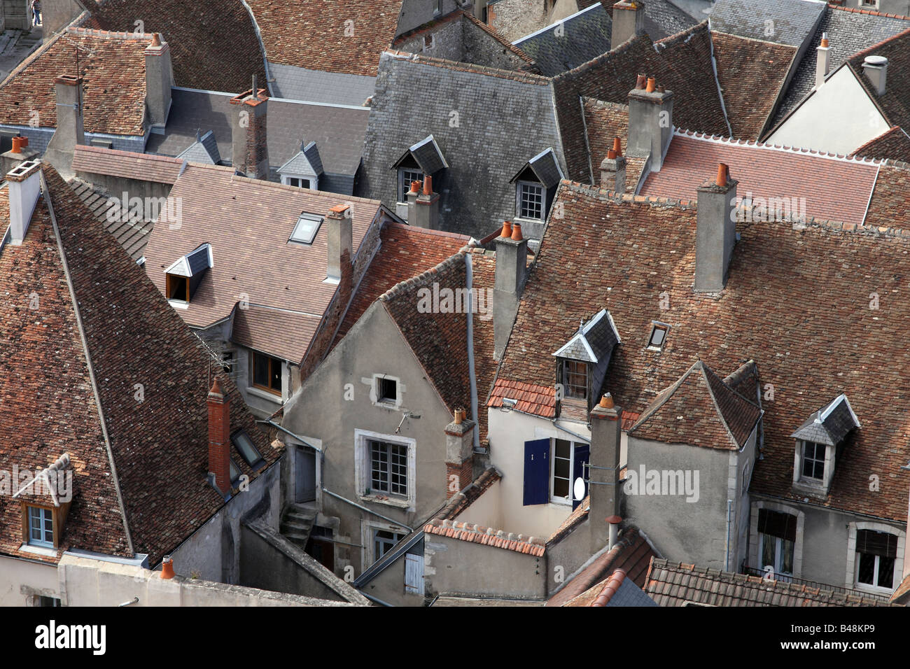 The hilltop town of Sancerre in the Loire valley in France Stock Photo ...