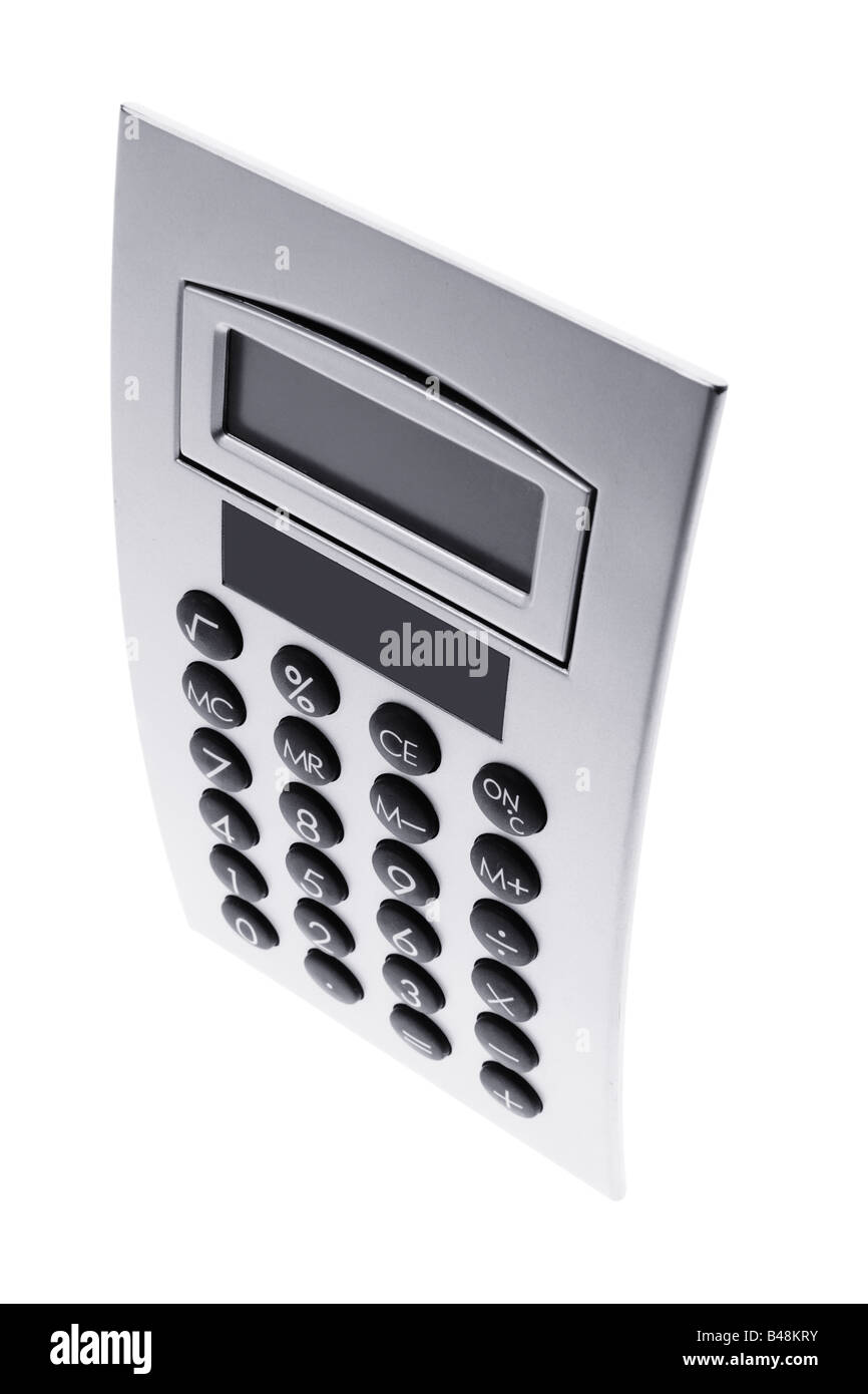Arithmetic calculator Cut Out Stock Images & Pictures - Alamy