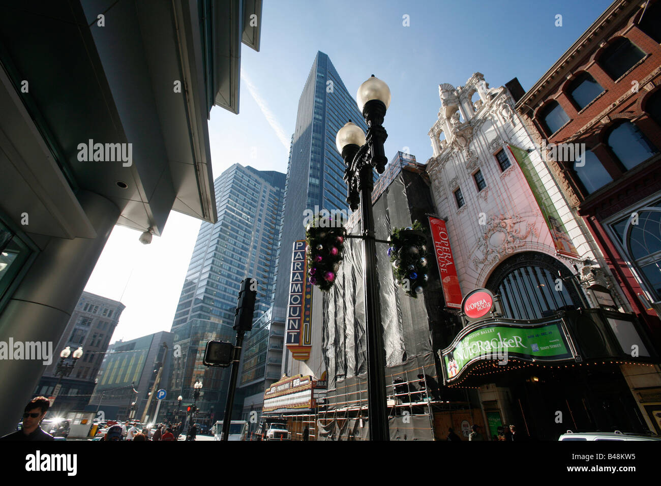 Washington Street downtown Boston Massachusetts Stock Photo - Alamy