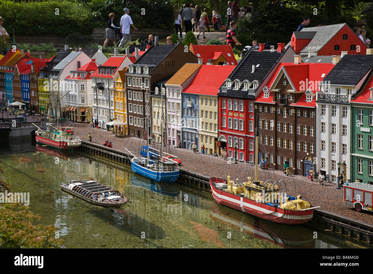 Legoland, Denmark - model of Nyhavn in Copenhagen Stock Photo - Alamy