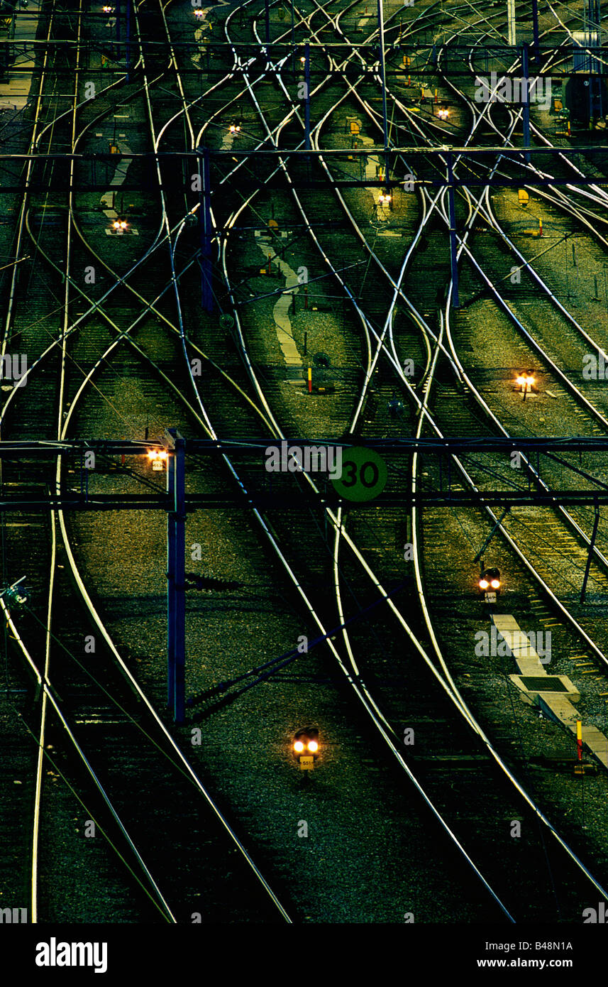 Railway tracks and railway stations hi-res stock photography and images - Alamy