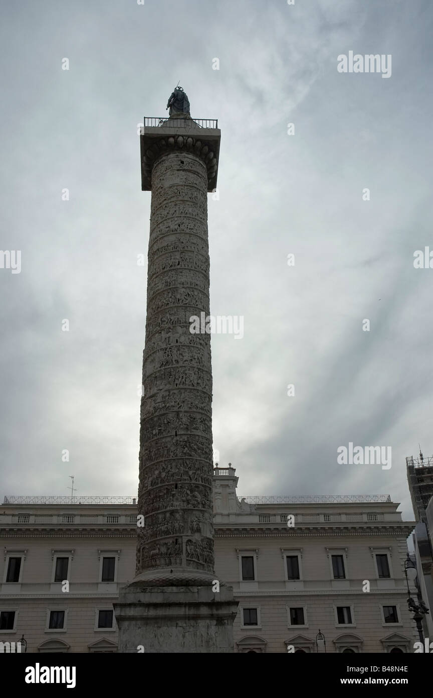 close view of the Trajan Column Rome Italy Stock Photo - Alamy