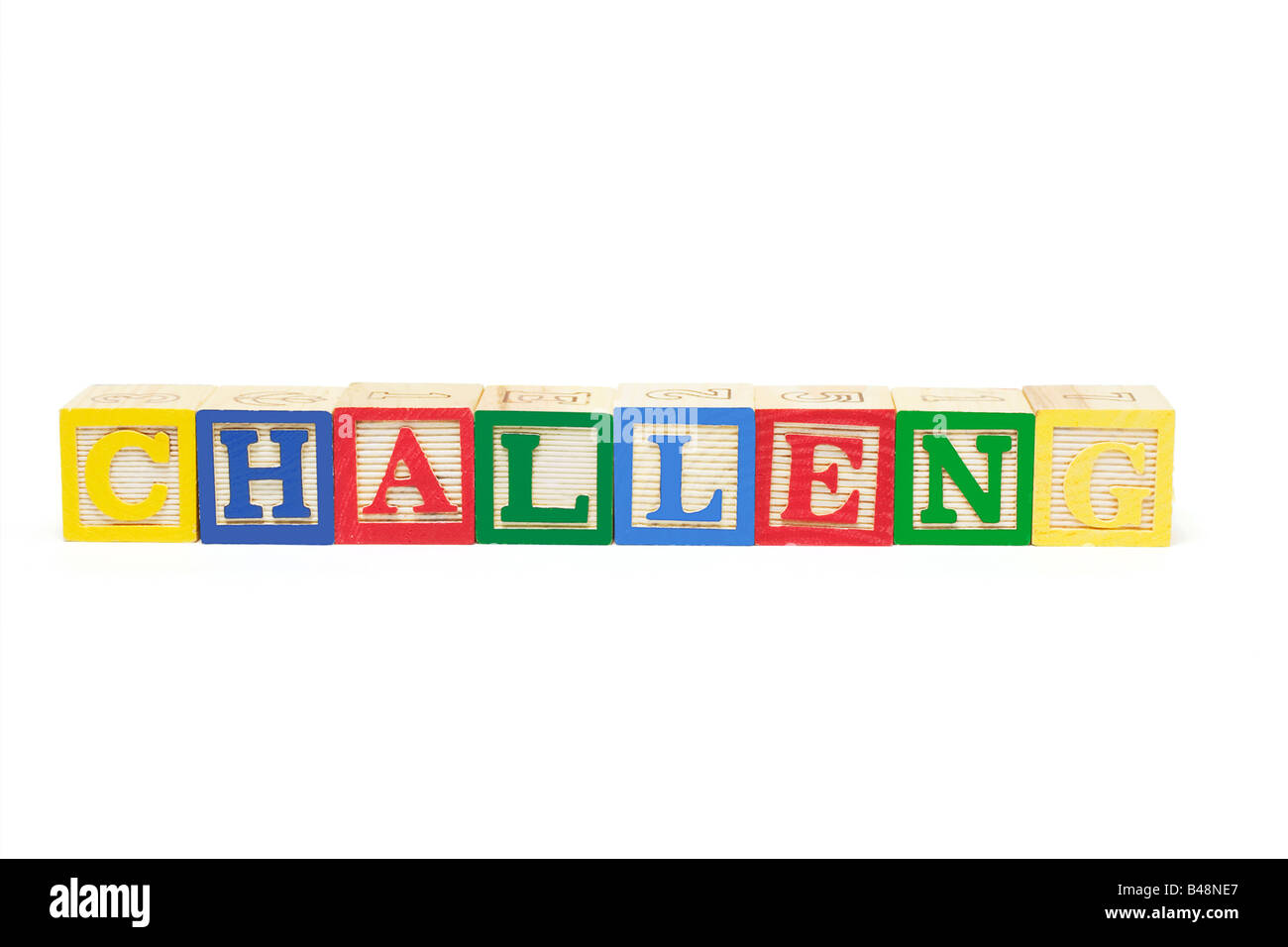 Alphabets blocks Cut Out Stock Images & Pictures - Alamy