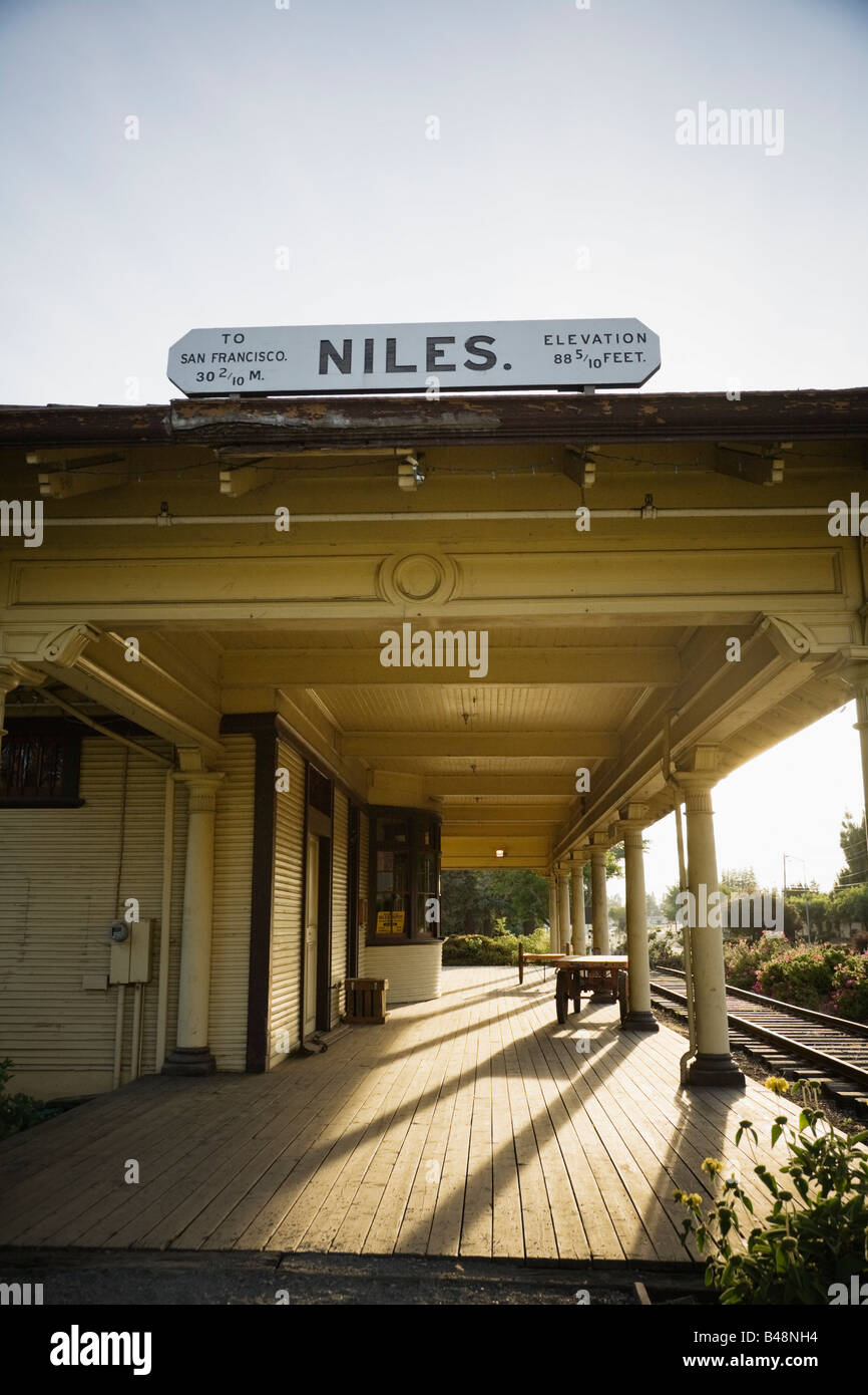 Niles Depot railroad museum Fremont California USA Stock Photo - Alamy