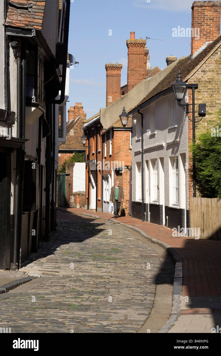 faversham town centre high street kent england uk gb Stock Photo - Alamy