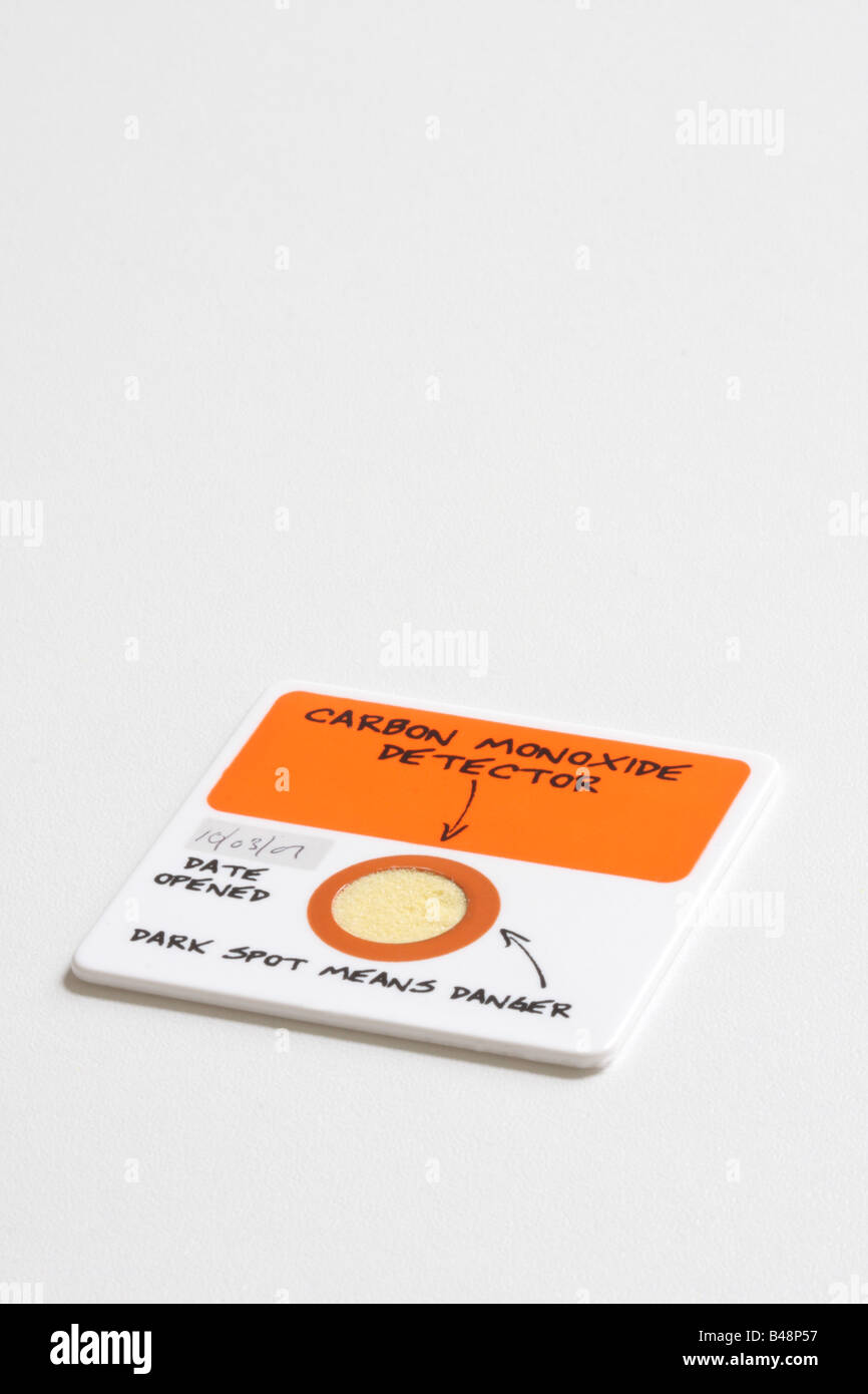 Supplementary Visual Carbon Monoxide Detector Mounted on Wall Stock ...