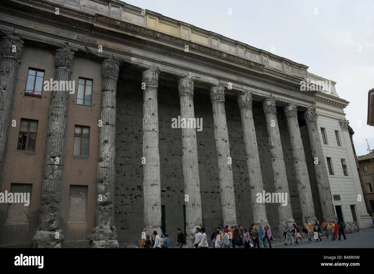 Stock Exchange building, Rome, Italy Stock Photo - Alamy