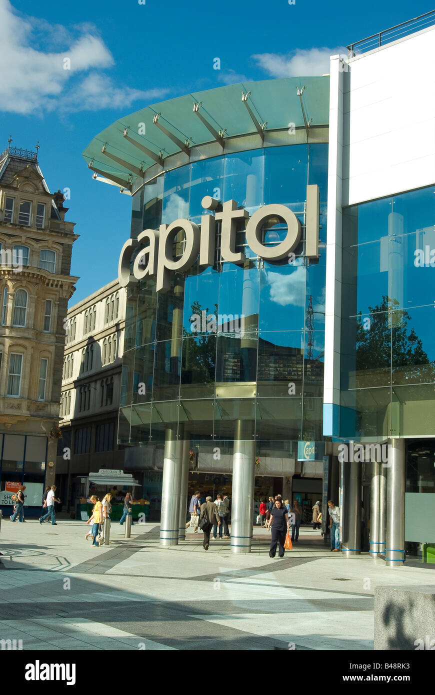 Capitol shopping centre, Mall, Cardiff Stock Photo - Alamy