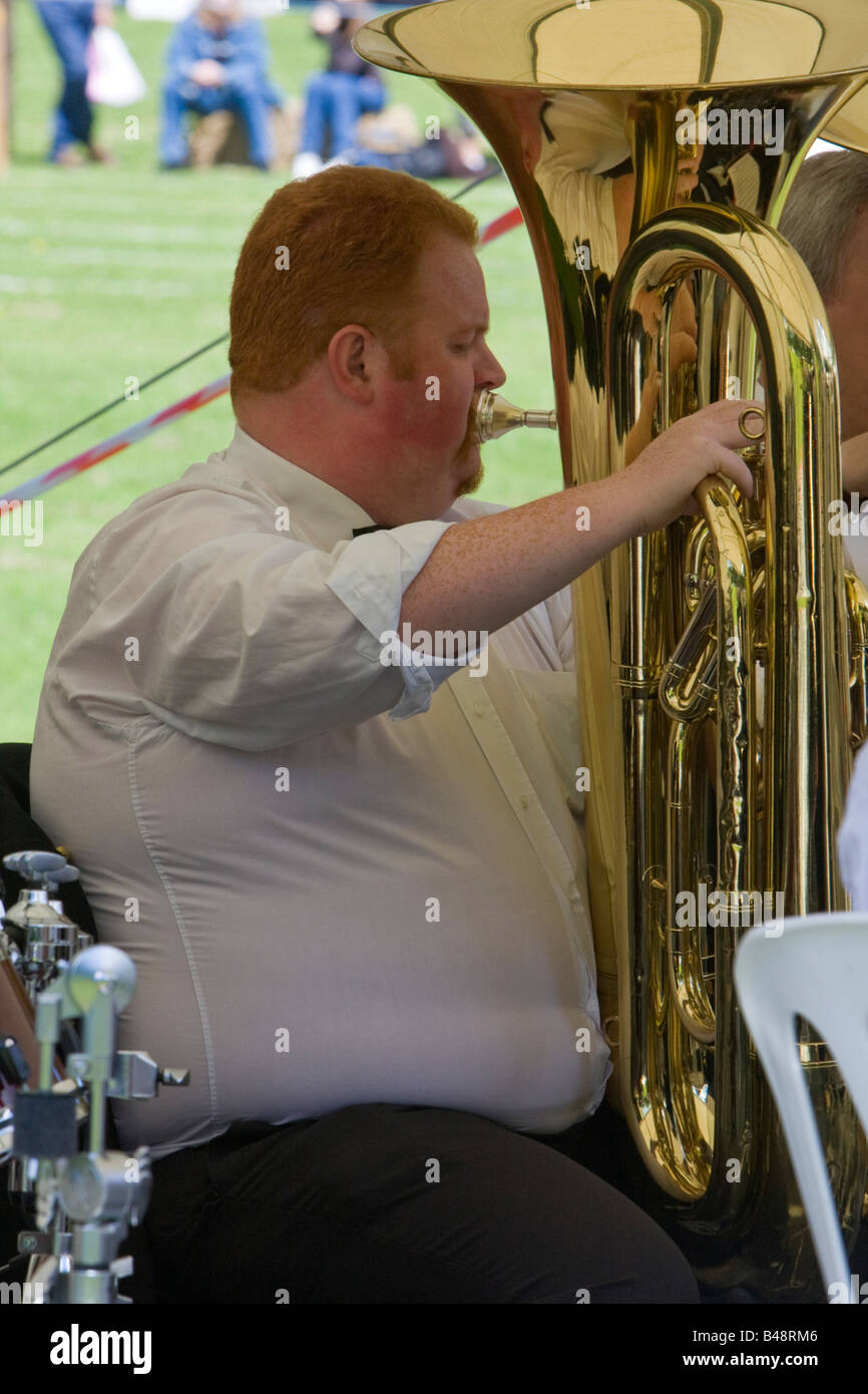 Man playing tuba hi-res stock photography and images - Alamy