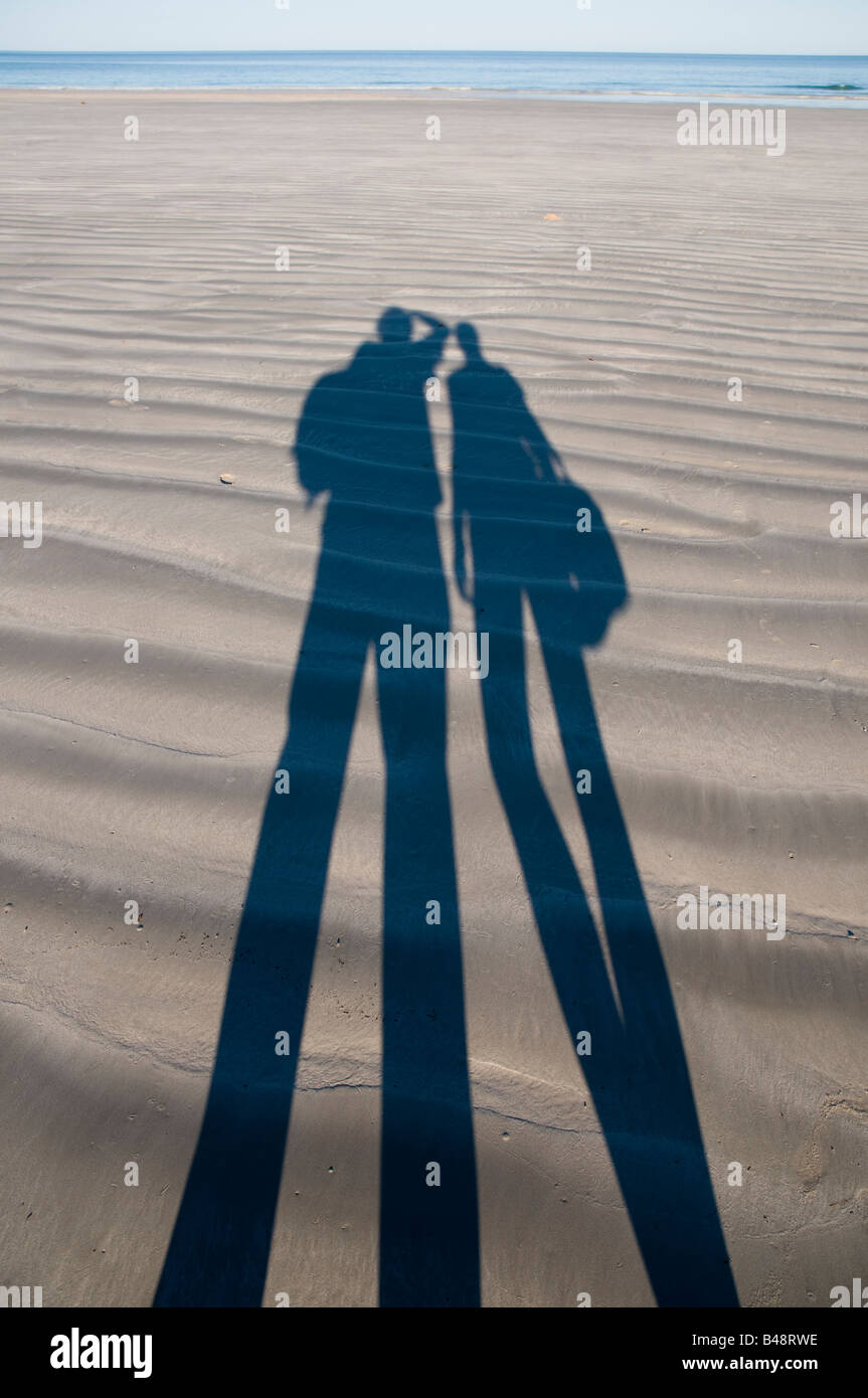 Couple Shadows Beach High Resolution Stock Photography and Images - Alamy