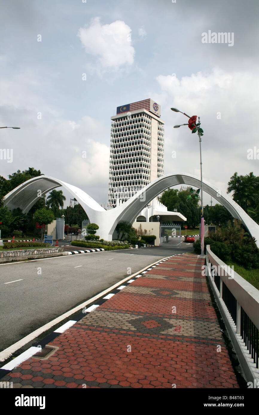Exterior view of Malaysian Parliament in Kuala Lumpur April 2008 Stock ...