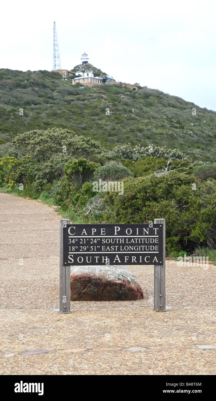 Cape point sign lighthouse hi-res stock photography and images - Alamy