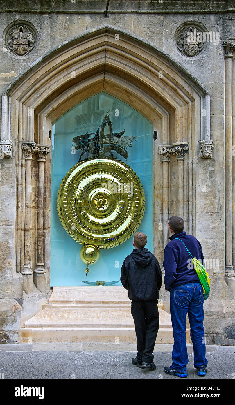 Corpus christi gold clock cambridge hi-res stock photography and images ...