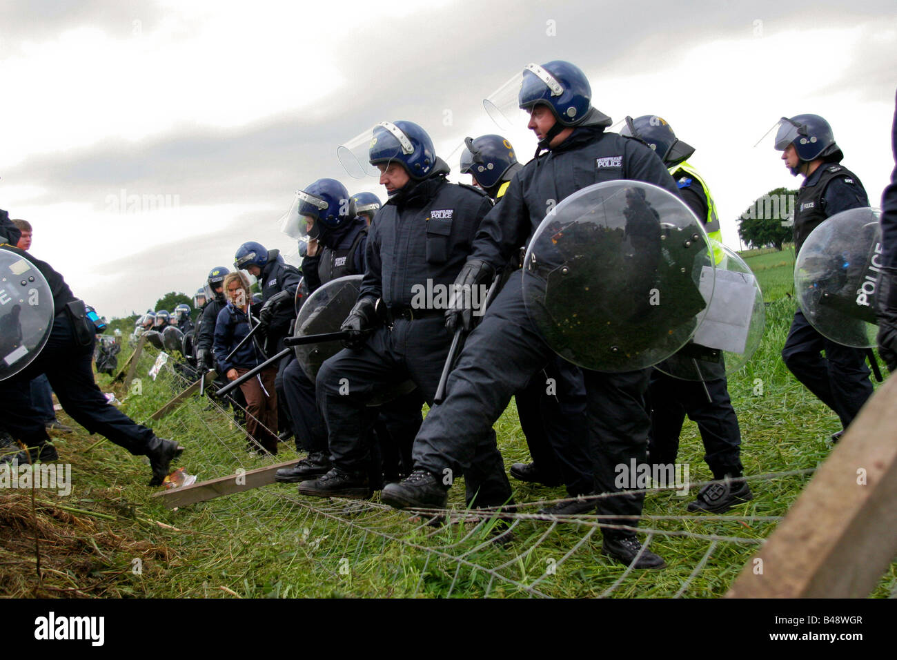Scotland police riot gleneagles hi-res stock photography and images - Alamy