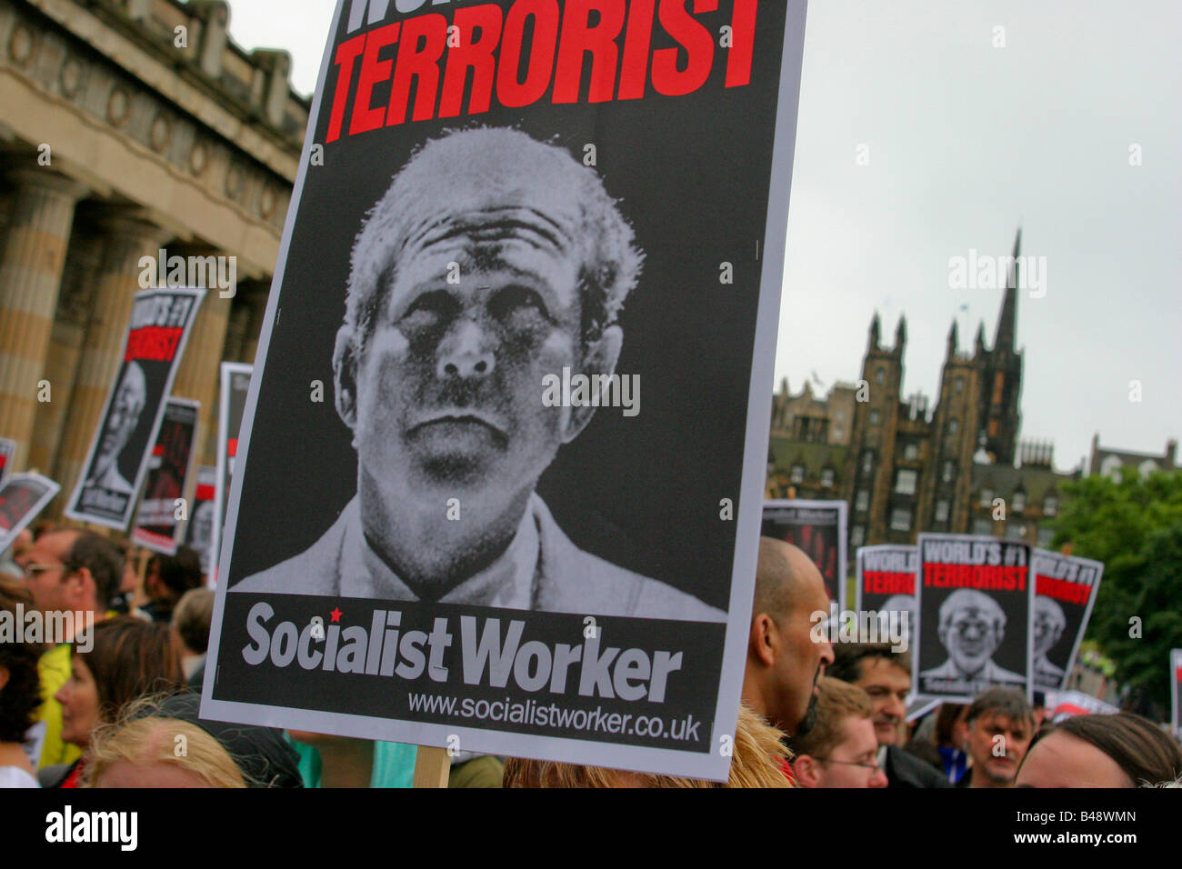 Protest in edinburgh hi-res stock photography and images - Alamy