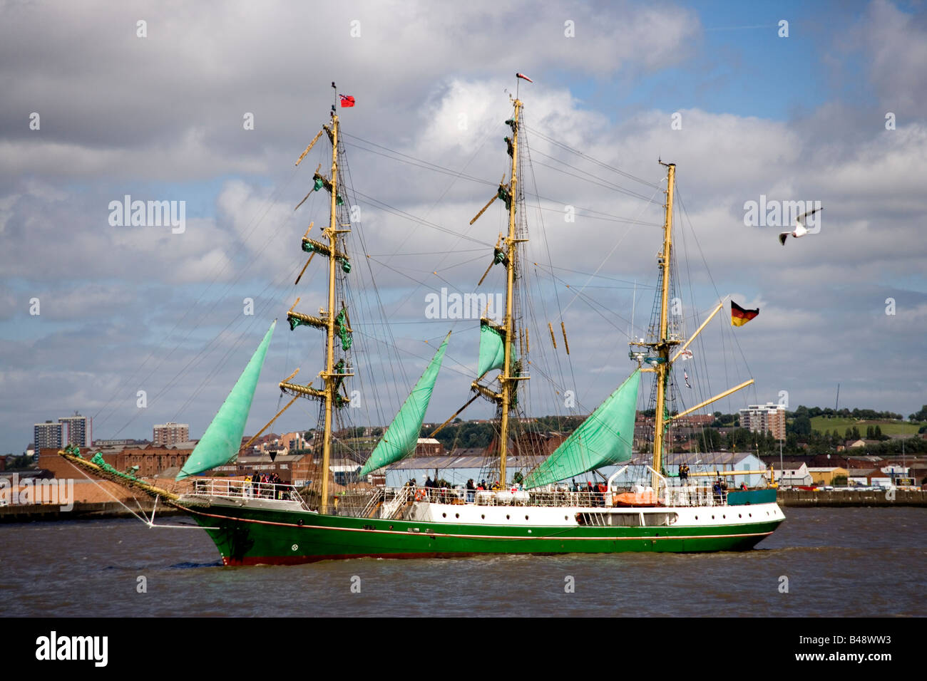 The German sailing ship the Alexander Von Humboldt at the Tall Ships ...