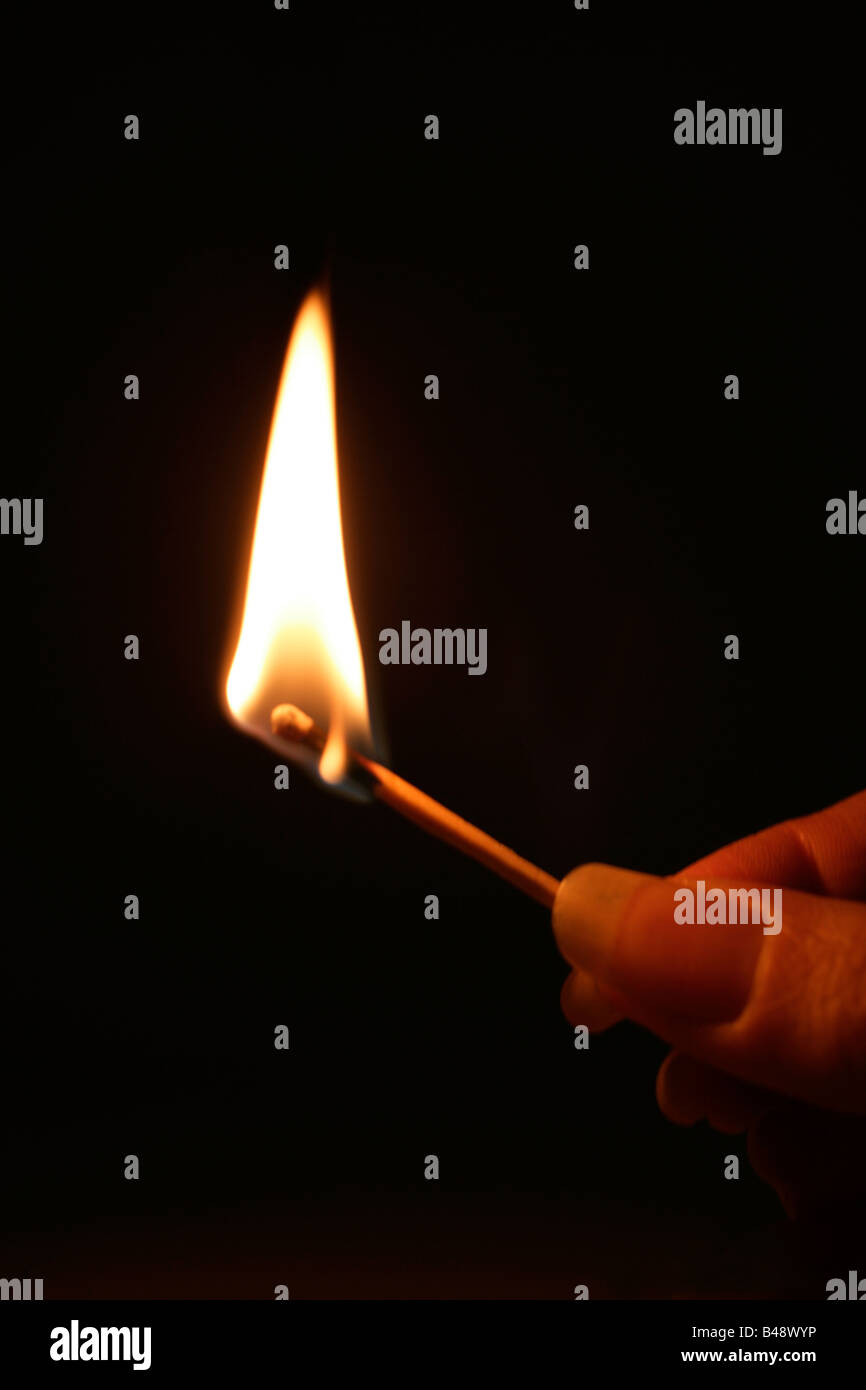 Hand With Match High Resolution Stock Photography and Images - Alamy