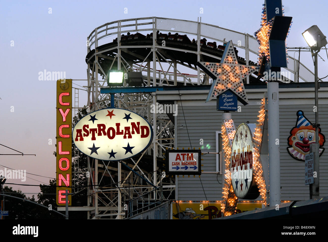 Astroland in Coney Island in the Brooklyn borough of New York Stock ...
