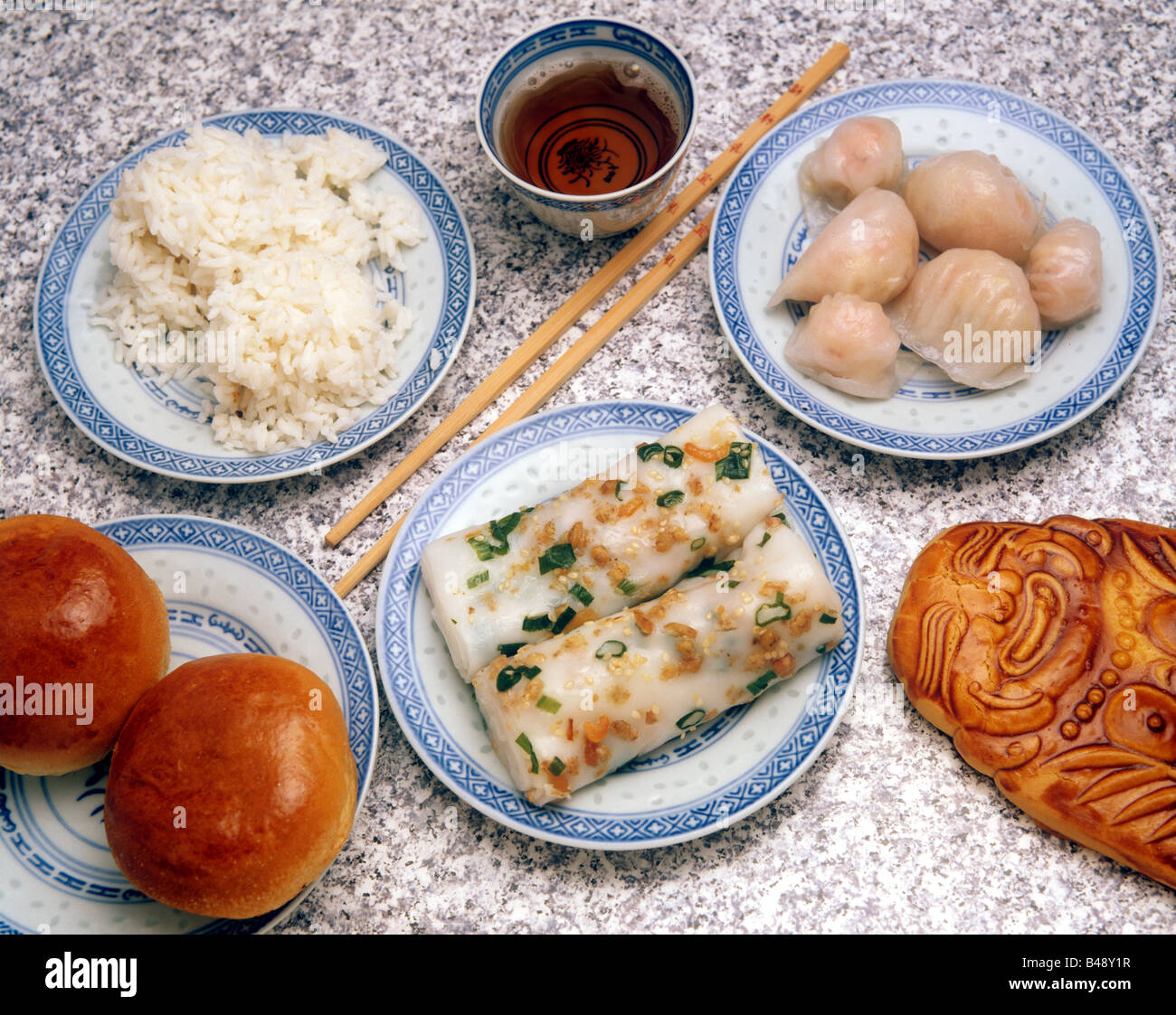 Chinese dim sum brunch Stock Photo - Alamy