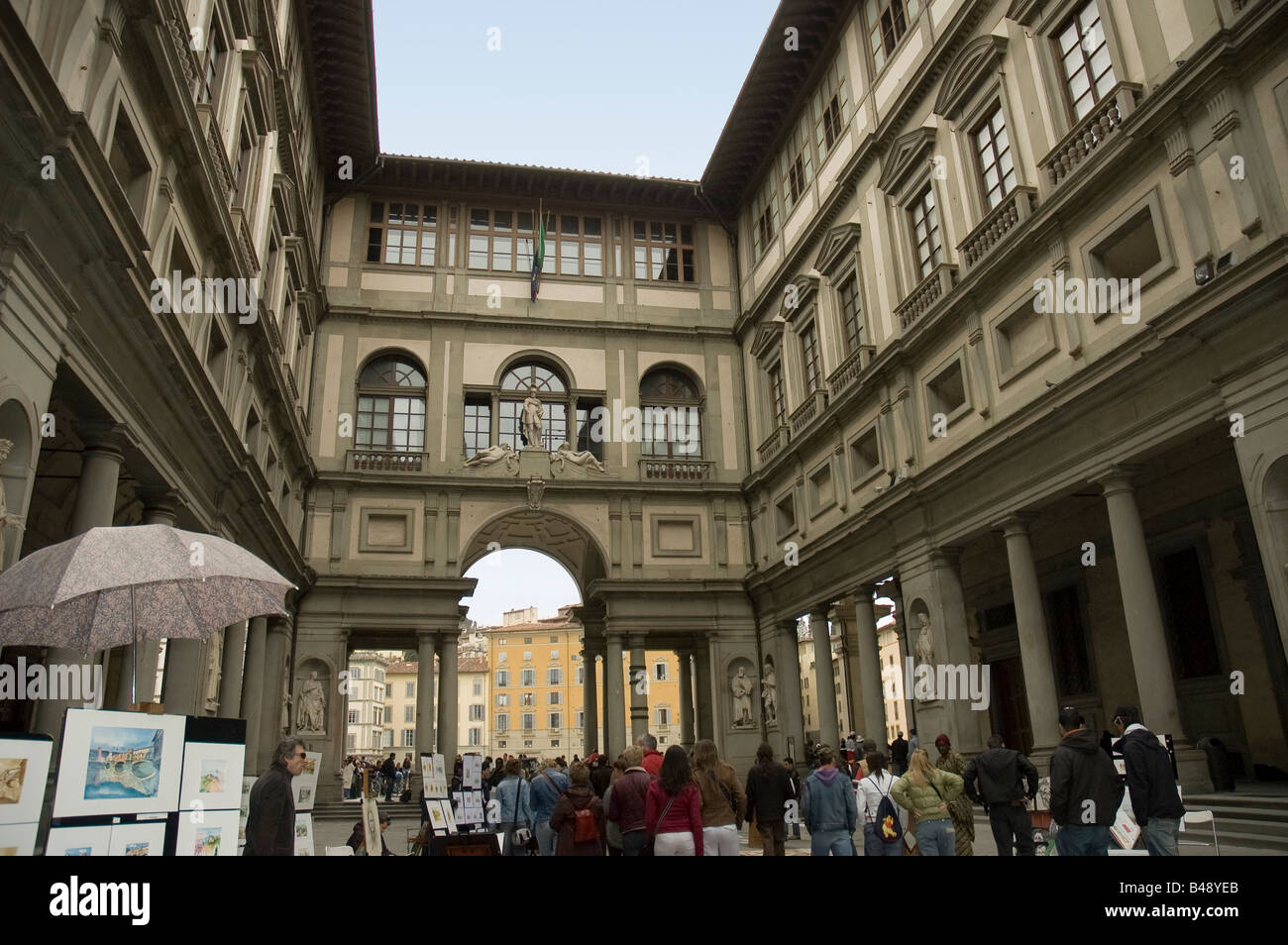 Uffizi Gallery Florence,Tuscany, Italy Stock Photo - Alamy