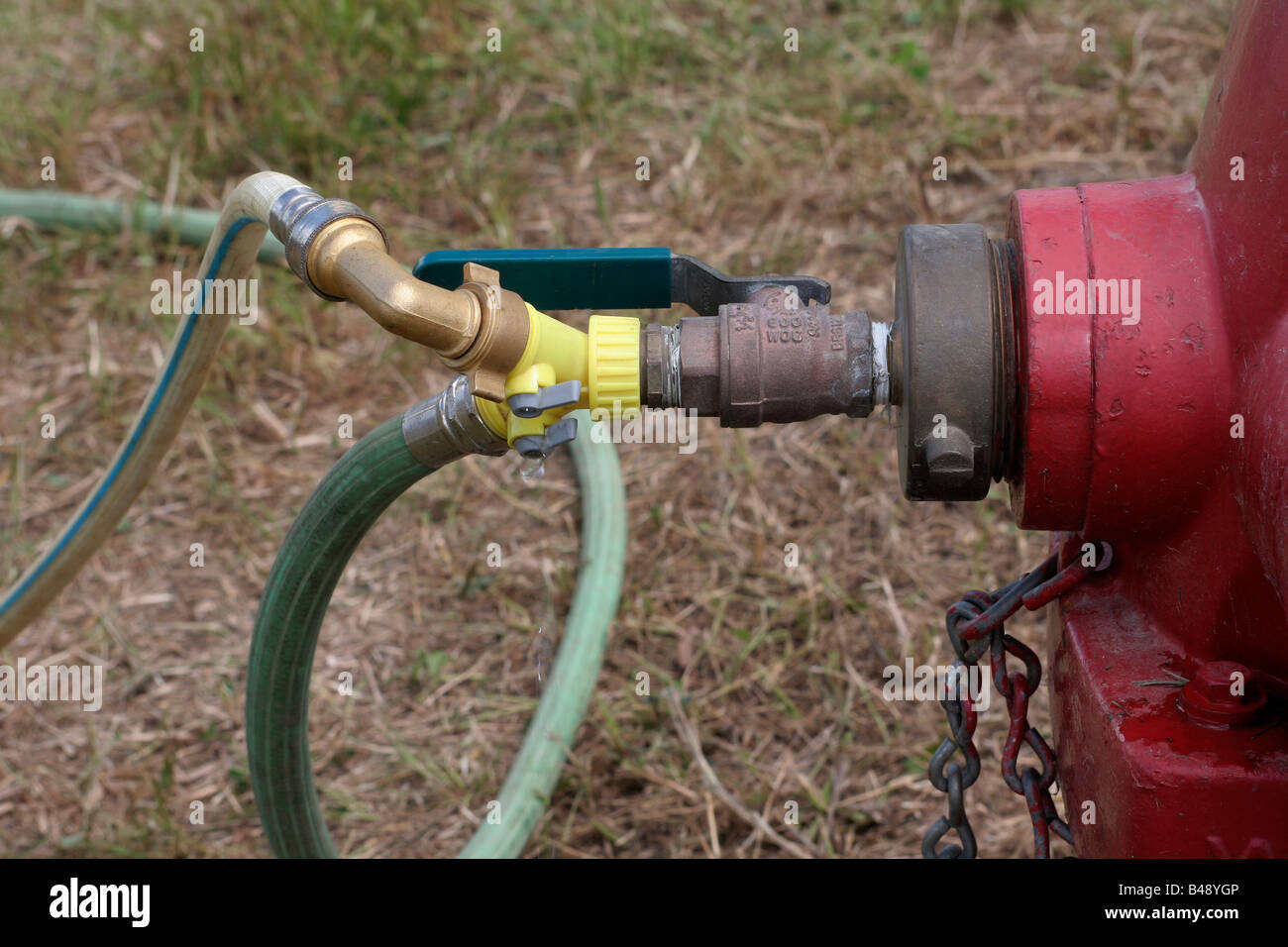 Hydrant with water valve hi-res stock photography and images - Alamy