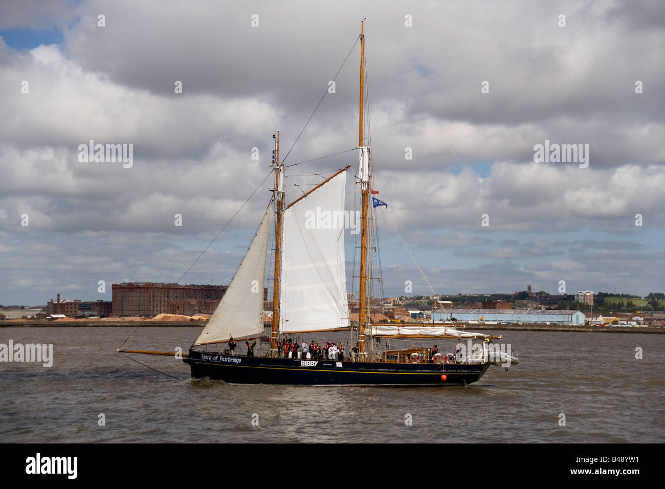 Sailing ship the Spirit of Fairbridge at the Tall Ships race in ...